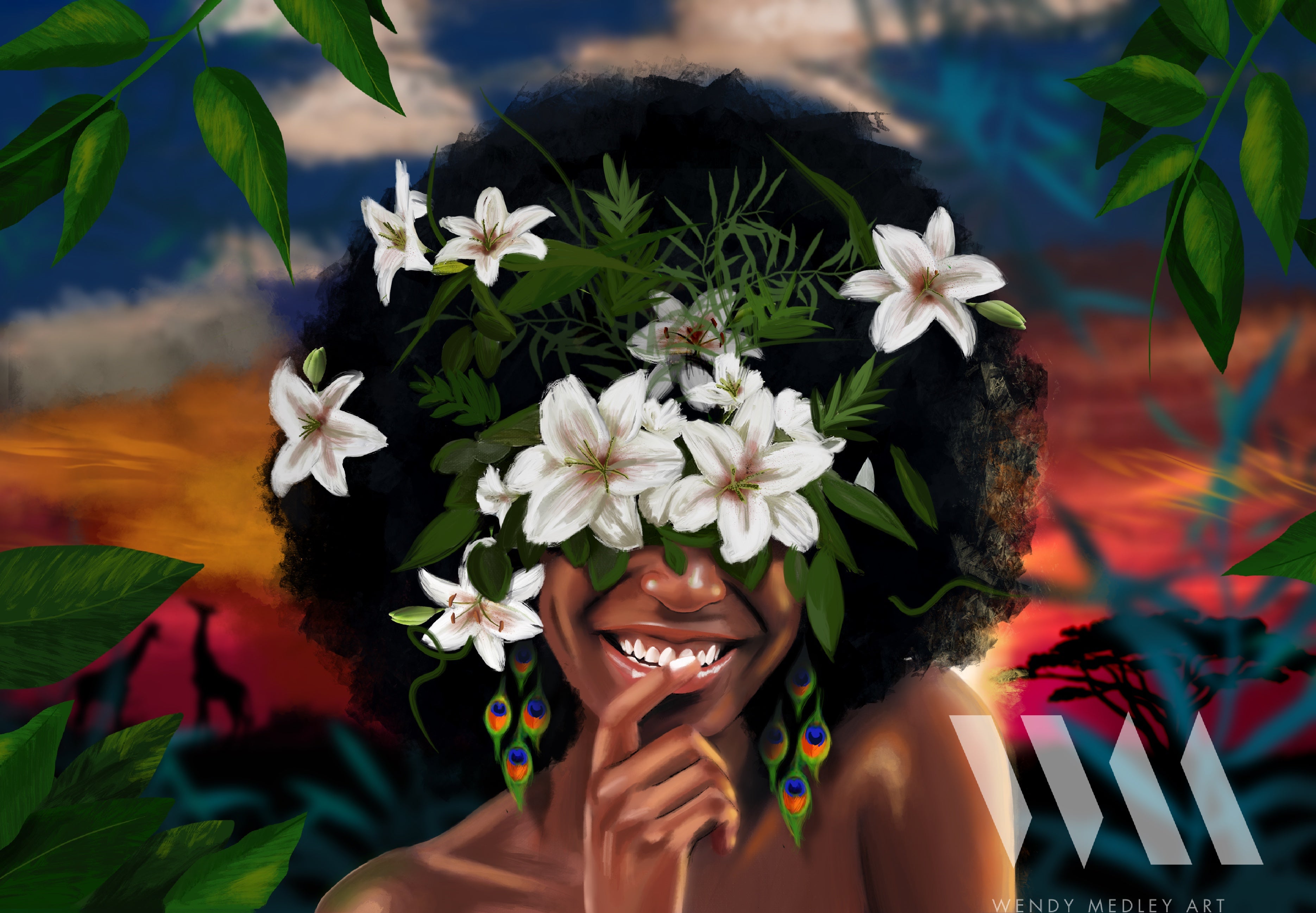 Blooming Thoughts: Blooming Blush (Custom Tropic) – W E N D Y . M E D L E Y