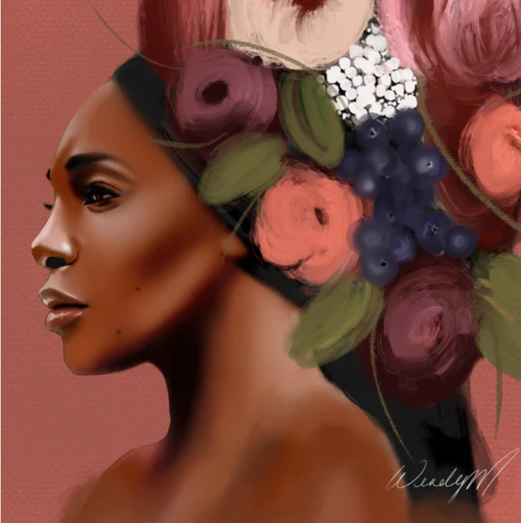 Marriott Art "Serena's Flowers" – W E N D Y . M E D L E Y