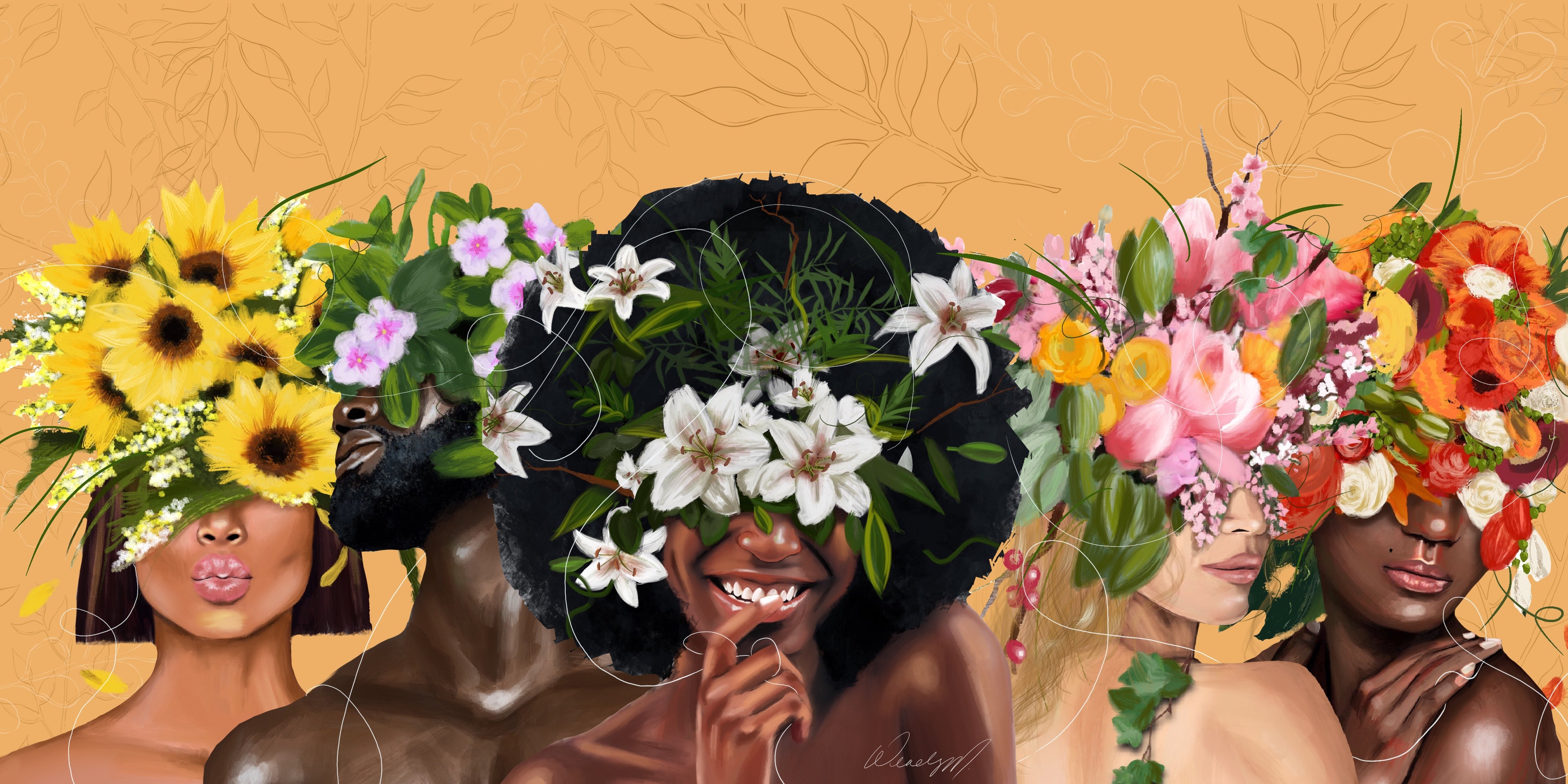 Blooming Thoughts: Blooming Together – W E N D Y . M E D L E Y